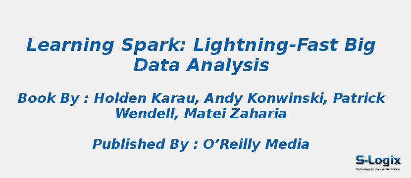 Top Research Books in Lightning-Fast Big Data Analysis | S-Logix
