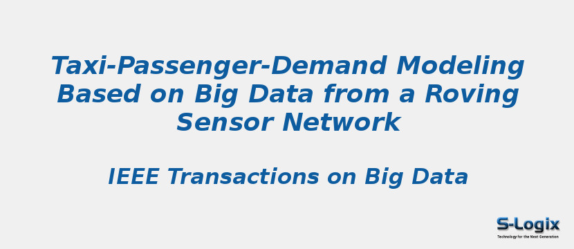 Taxi Passenger Demand Modeling Java Projects S Logix