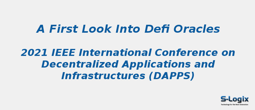A First Look Into Defi Oracles S Logix
