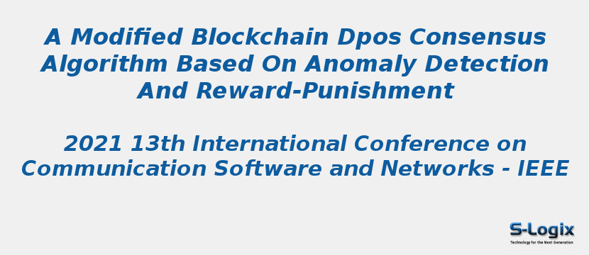 Blockchain Dpos Consensus Algorithm Based On Anomaly Detection S Logix
