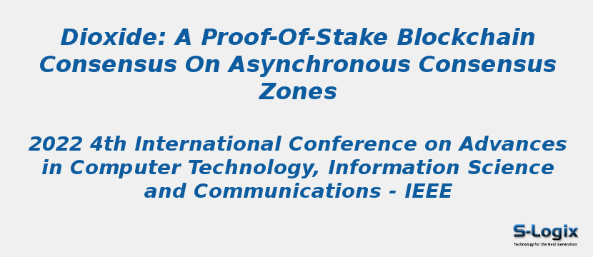 A Proof-of-Stake Blockchain Consensus on Asynchronous Consensus | S-Logix