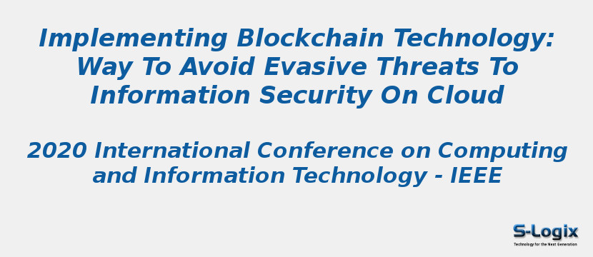 Way to Avoid Evasive Threats to Information Security on Cloud | S-Logix Way to Avoid Evasive Threats to Information Security on Cloud | S-Logix