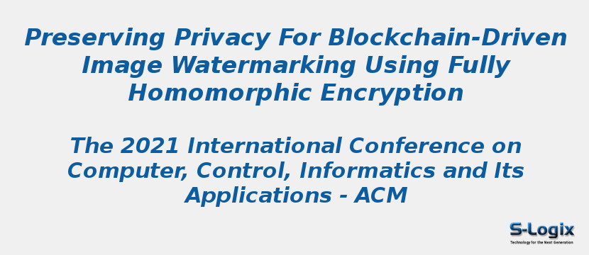 Preserving Privacy For Blockchain Driven Image Watermarking S Logix