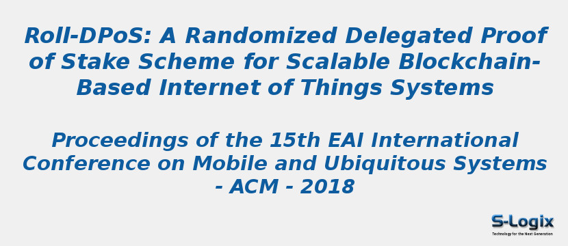 A Randomized Delegated Pos Scheme For Scalable Blockchain S Logix
