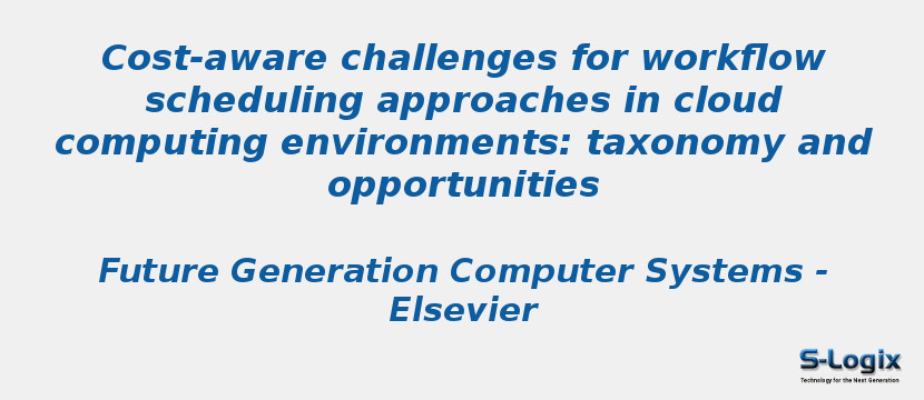 Cost-aware challenges for workflow | S-Logix