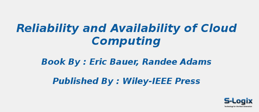 Good Research Books in Availability of Cloud Computing | S-Logix