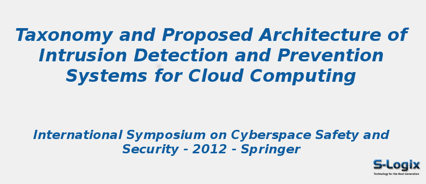 Proposed Architecture Of Intrusion Detection And Prevention S Logix