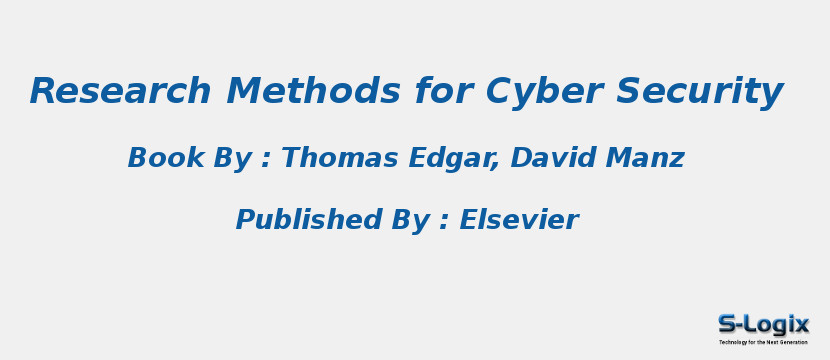 Top Research Books in CyberSecurity Research Methods | S-Logix