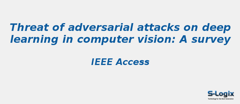 Survey Threat Of Adversarial Attacks On Deep Learning S Logix