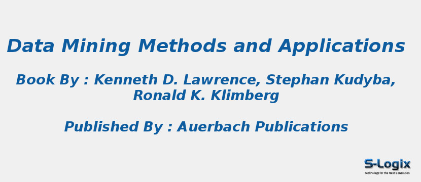 Essential Research Books for Data Mining Methods and Applications | S-Logix