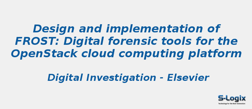 Digital Forensic Tools For The Openstack Cloud Computing S Logix
