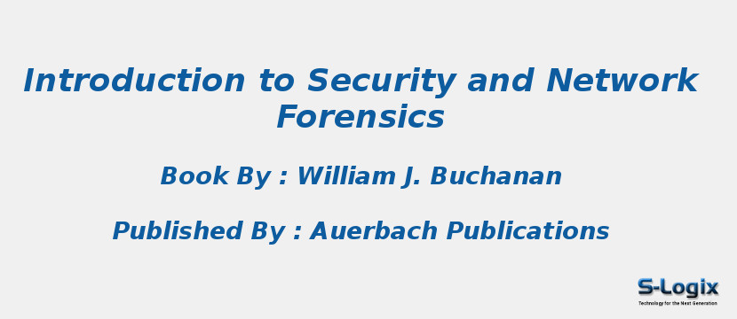 Leading Research Books for Security and Network Forensics | S-Logix