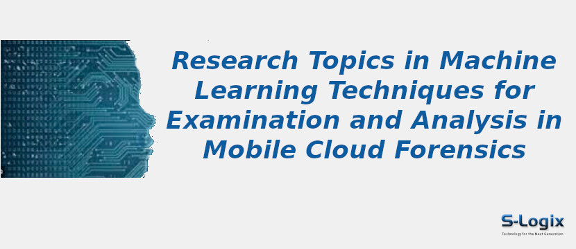 Phd Topics In Machine Learning For Examination And Analysis S Logix