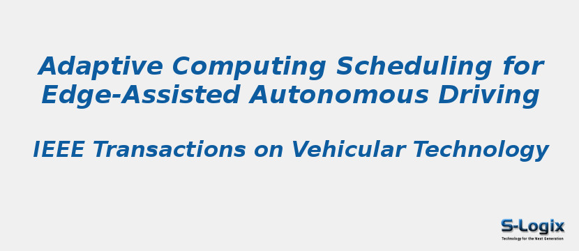 Adaptive Computing Scheduling | S-Logix