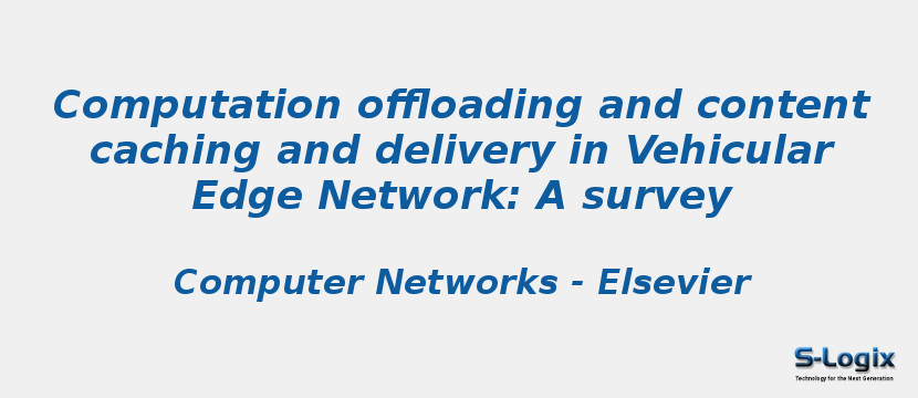 Computation Offloading And Content Caching And Delivery S Logix