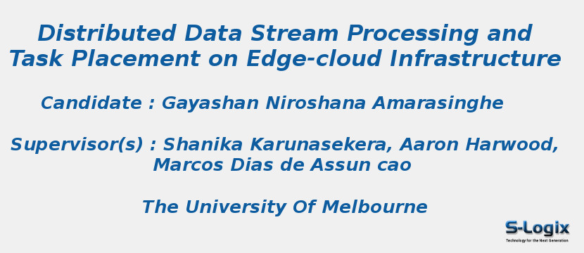 Distributed Data Stream Processing Phd Thesis S Logix