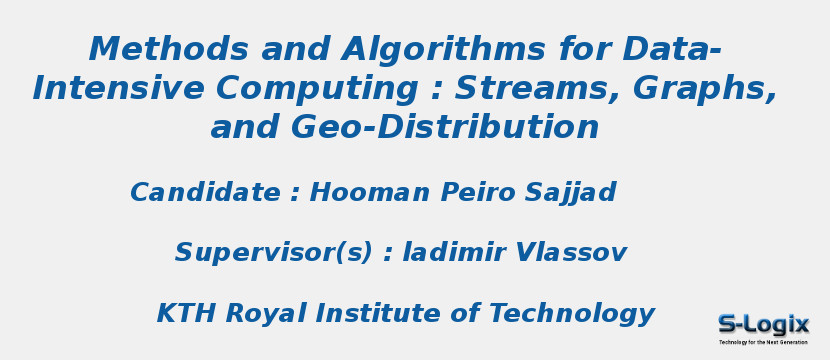 Methods and Algorithms for Data-Intensive - PHD Thesis | S-Logix