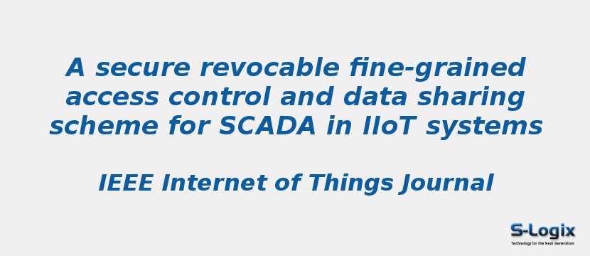 Fine-grained access control and data sharing in IIoT | S-Logix