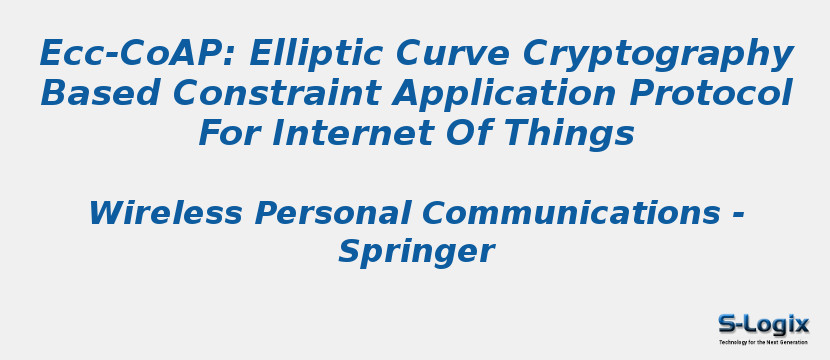 Elliptic Curve Cryptography | S-Logix