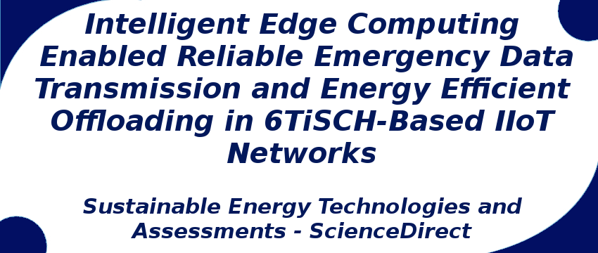 Intelligent Edge Computing Enabled Reliable Emergency Data Transmission