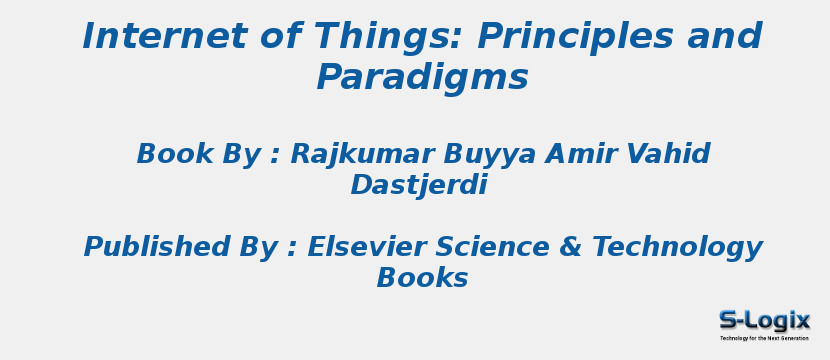 Leading Research Book of Internet of Things Principles | S-Logix