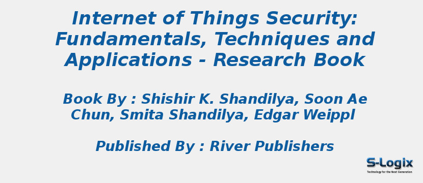 Top Books in Internet of Things Security: Fundamentals | S-Logix