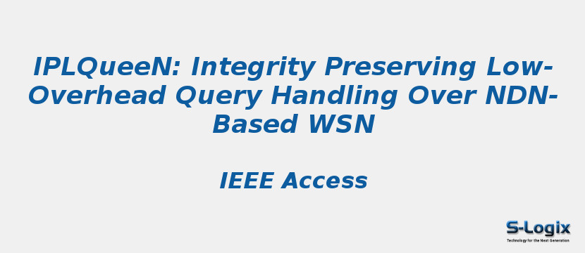 Integrity Preserving Low-Overhead Query Handling - Contiki Cooja ...