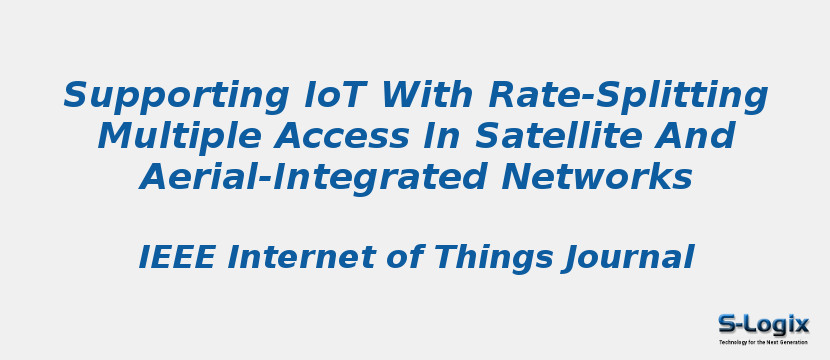 Rate-Splitting Multiple Access in Satellite | S-Logix