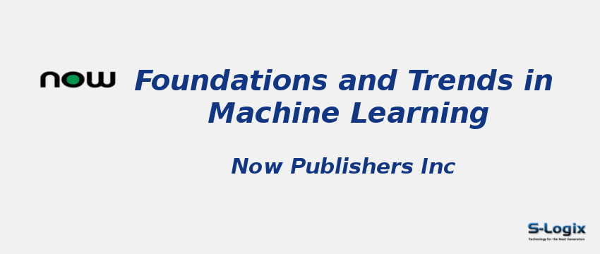 Foundations and Trends in Machine Learning Now Publishers Inc Journal ...