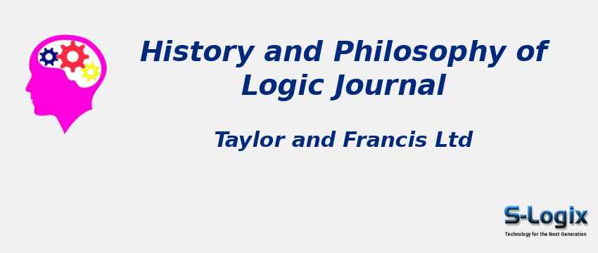 History And Philosophy Of Logic Taylor Francis Journal Impact Factor 