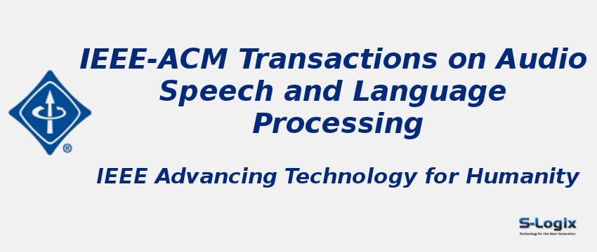 Audio Speech And Language Processing Impact Factor S Logix