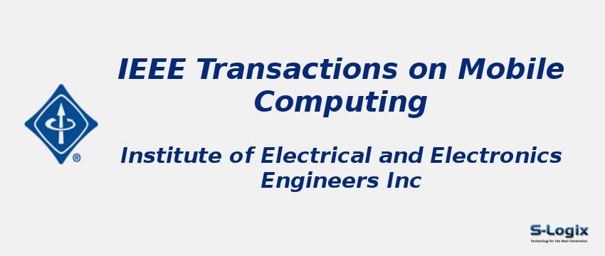 Ieee Transactions On Mobile Computing Impact Factor S Logix