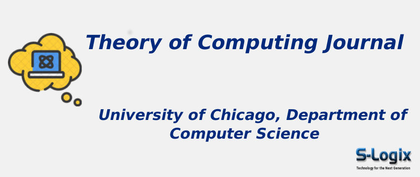Theory of Computing University of Chicago, Department of Computer ...