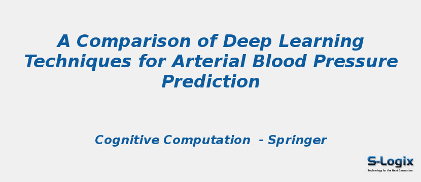 Deep Learning Techniques for Arterial Blood Pressure Predict | S-Logix