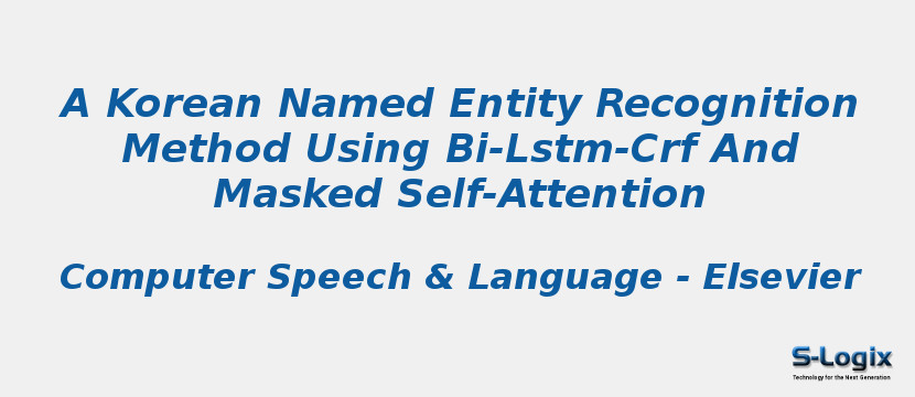 Bi Lstm Crf And Masked Self Attention Python Projects S Logix