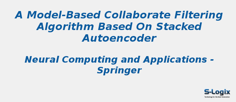 Filtering Algorithm Based On Stacked Autoencoder Python Projects S