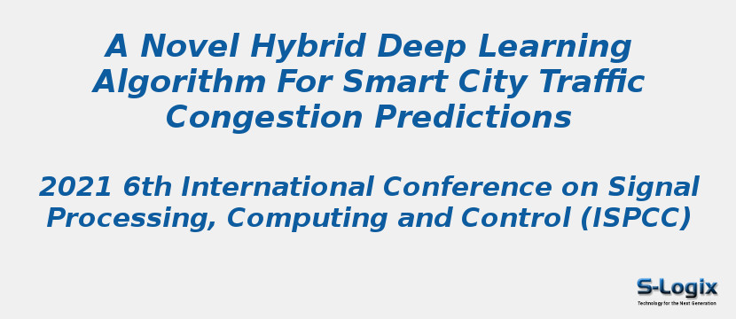 Smart City Traffic Congestion Predictions | S-Logix