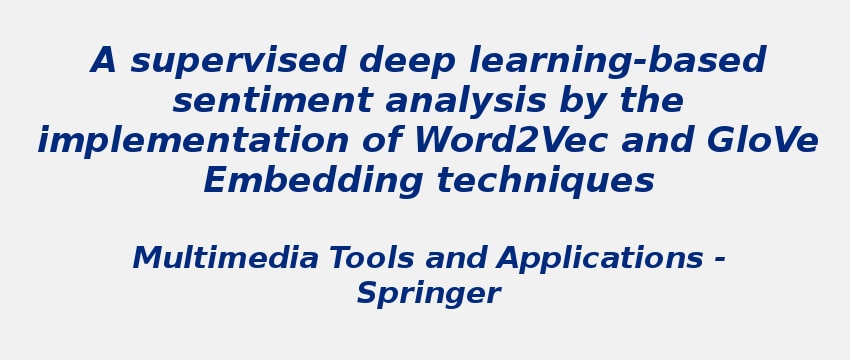 Implementation of Word2Vec and GloVe Embedding techniques | S-Logix