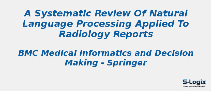 A systematic review of natural language processing | S-Logix
