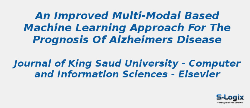 Machine Learning for the Prognosis of Alzheimers disease - Python ...