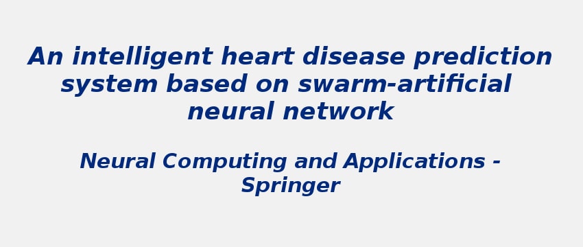 Prediction System Based On Swarm Artificial Neural Network S Logix