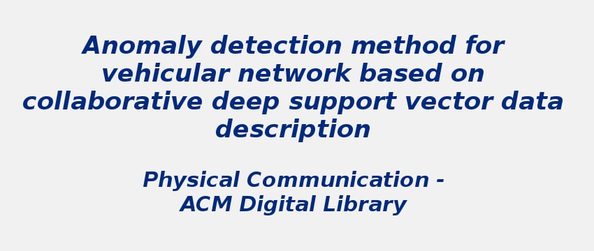 Collaborative deep support vector data description | S-Logix