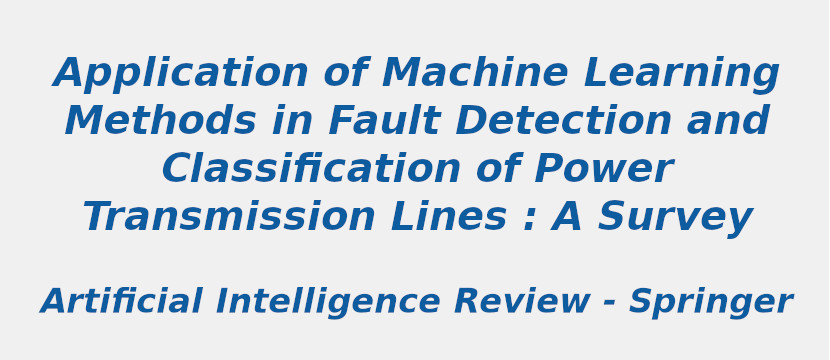 Application Of Machine Learning Methods In Fault Detection S Logix