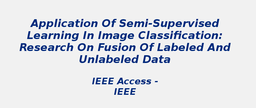Research On Fusion Of Labeled And Unlabeled Data S Logix