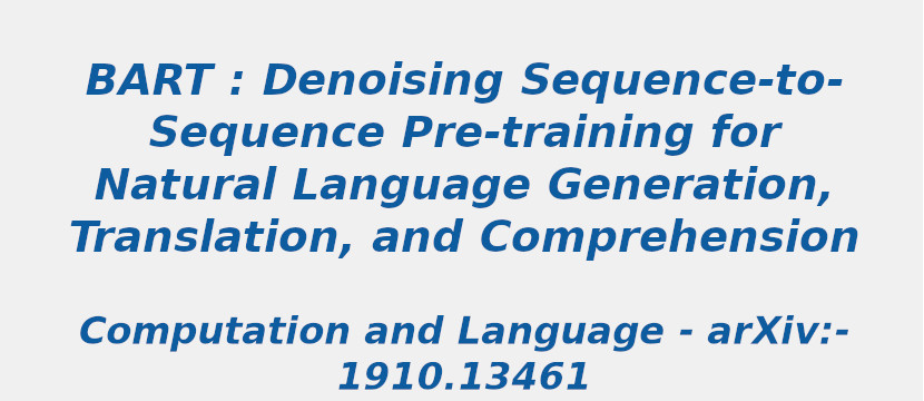 Denoising Sequence To Sequence Pre Training For Natural S Logix