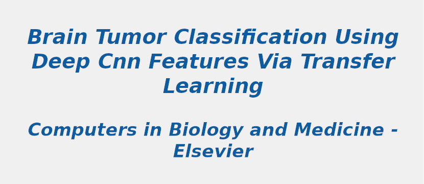 Phd And Master Research Topic In Brain Tumor Classification Using Deep