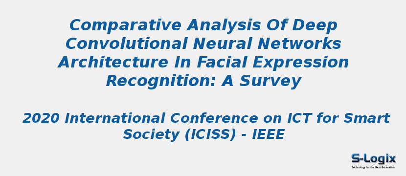 Comparative Analysis Of Deep Cnns Architecture In Facial S Logix