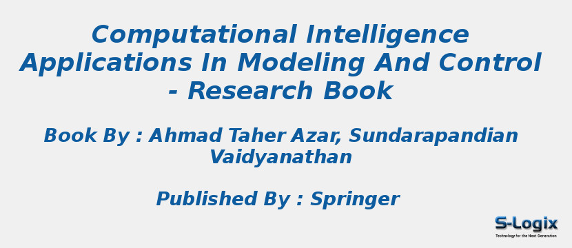 Best Research Books in Computational Intelligence Applications | S-Logix