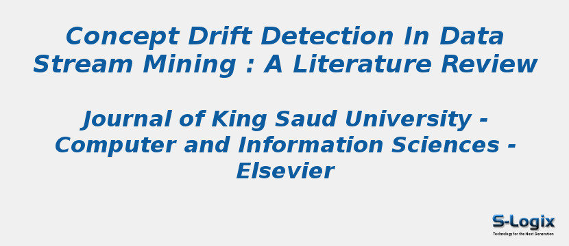 Concept Drift Detection In Data Stream Mining S Logix
