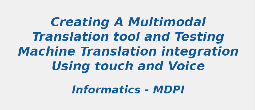 PhD and Master Research Topic in Creating a Multimodal Translation Tool | S-Logix